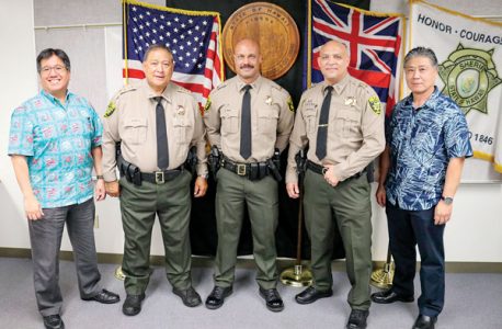 Maui, Oahu sheriffs promoted to lieutenant | News, Sports, Jobs - Maui News